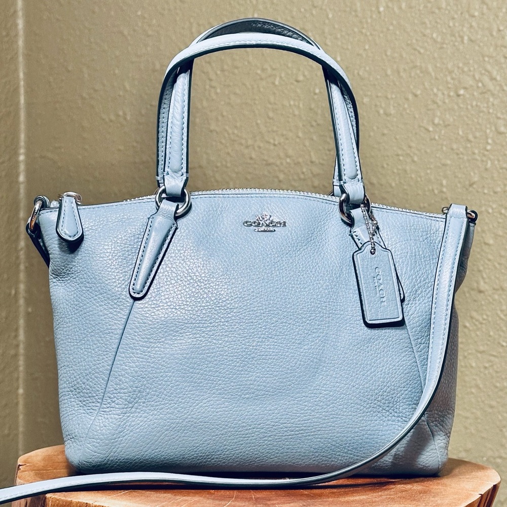 *Htf Color* Coach Mini Kelsey Satchel In Cornflower P… - Gem